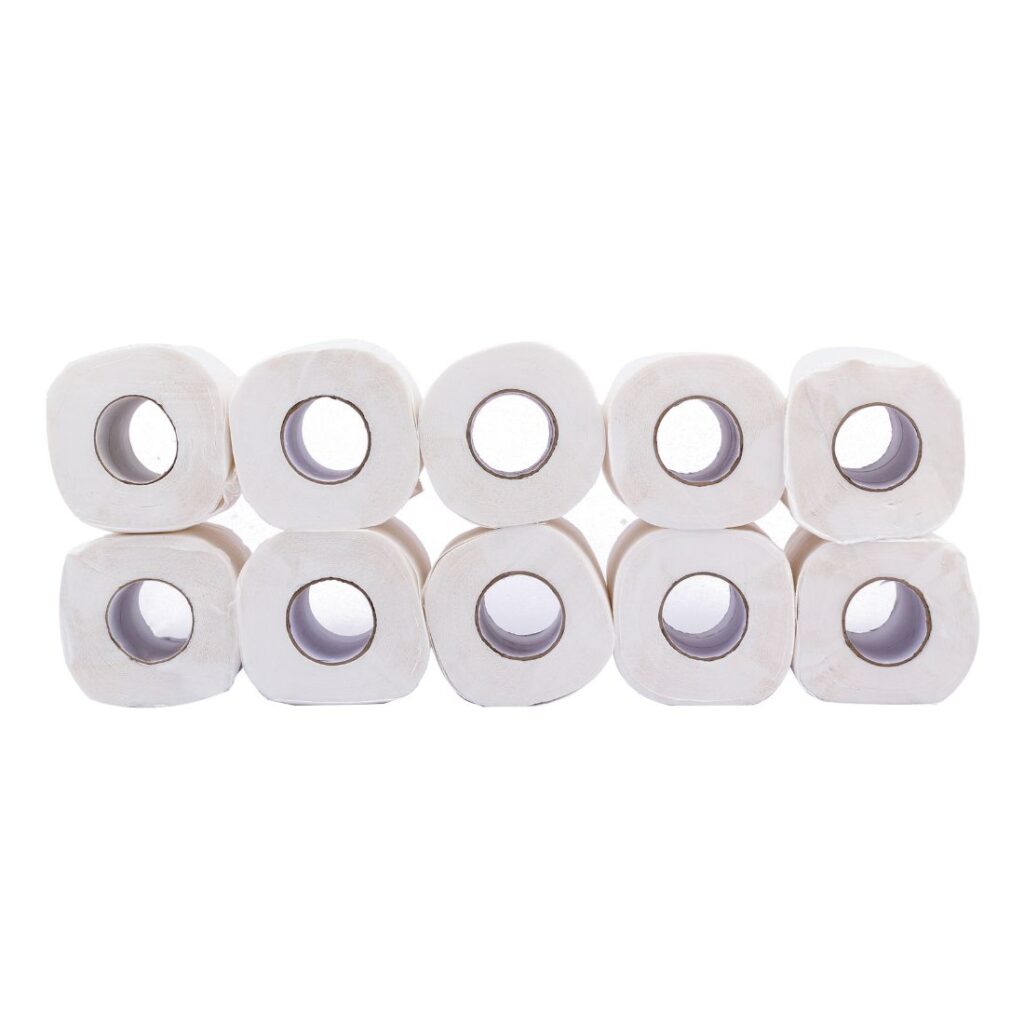Ossden 2 Ply Bathroom Toilet Paper Roll- Pack Of 4 Par Pack 10 Pcs ...